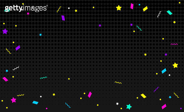 Confetti. Holiday background. Celebration. Confetti pattern abstract ...