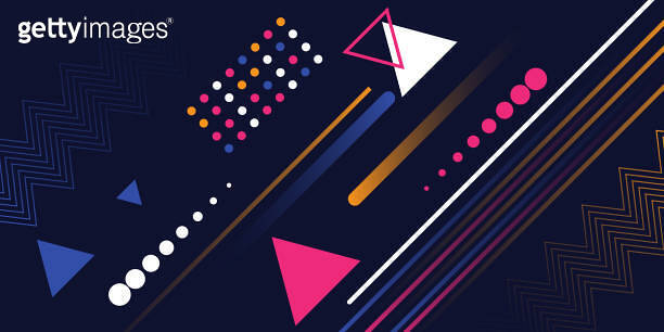 Modern colourful geometric triangle shape abstract background for sport ...