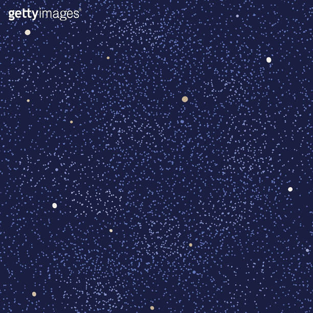 Seamless pattern with the image of the starry sky. Space pattern for ...