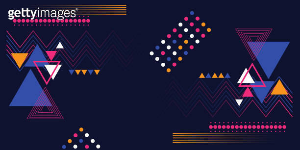 Modern colourful geometric triangle shape abstract background for sport ...