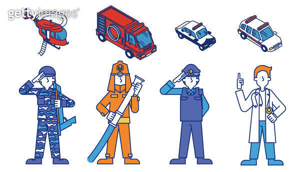 Men's occupation set (whole body) to protect local safety and health ...