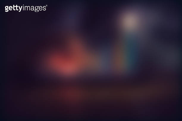 Gradient abstract background with fuzzy lines black night, dark evening ...