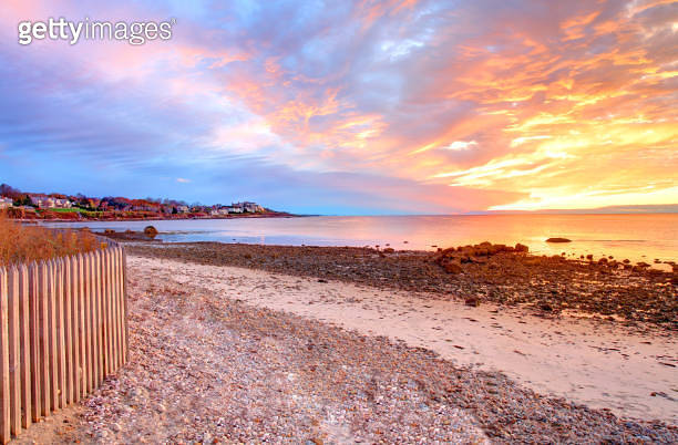 Wood Neck Beach in Falmouth on Cape Cod (1777054979) - 게티이미지뱅크
