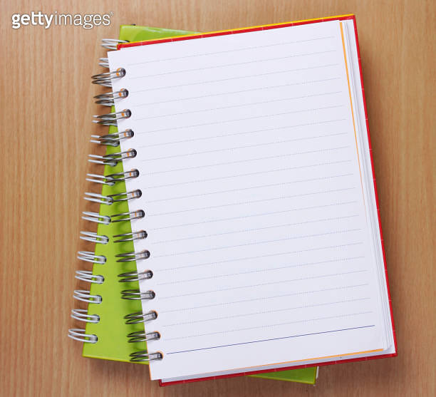 Notebook and paper educational 이미지 (2158182294) - 게티이미지뱅크