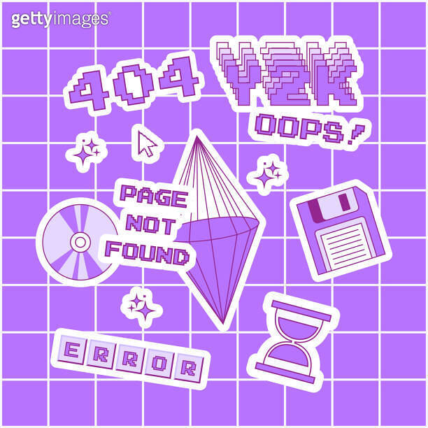 Social media story or post template. Background with old computer ...