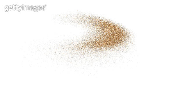 Sand powder splash. Flowing dust speckles and particles wave texture ...