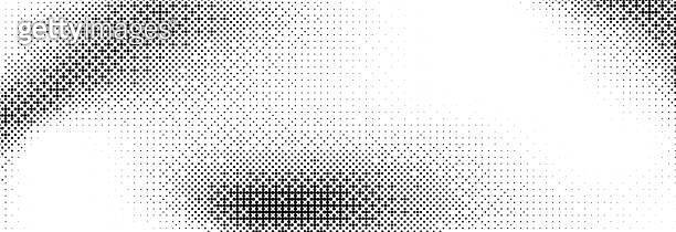 Pixelated bitmap gradient texture. Black and white dither pattern ...