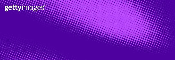 Purple halftone pattern. Retro comic gradient background. Violet ...
