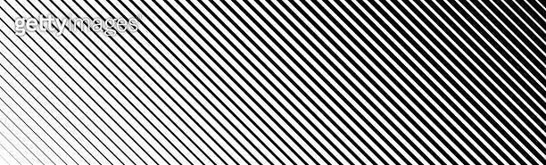 Oblique line halftone gradient texture. Fading diagonal stripe ...