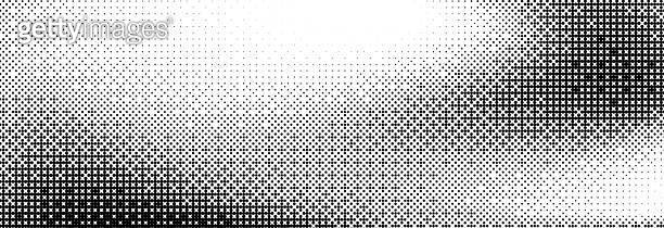 Bitmap pixelated grunge gradient texture. Black and white dither ...
