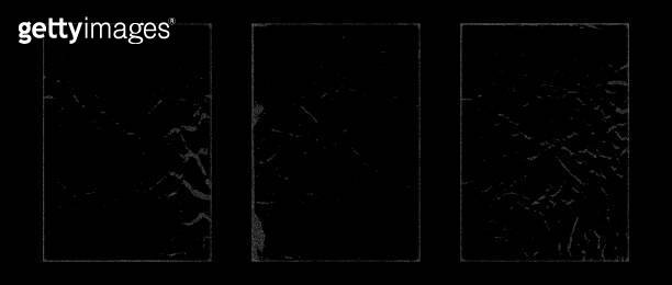 Stippled rough grunge collection. Aged pixelated texture paper overlay ...