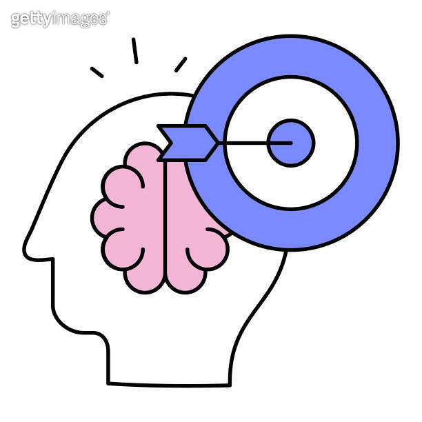 Intent Clarification Icon. Representing AI Intent Understanding. User ...