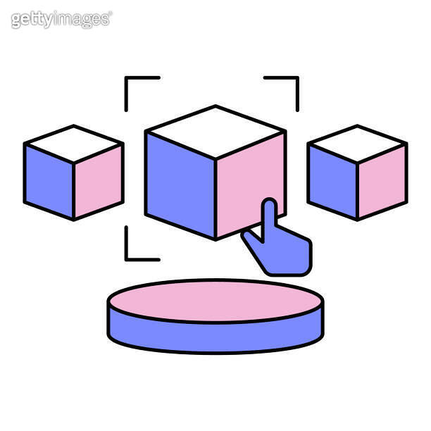 Model Selection Icon. Representing AI Model Evaluation. Machine ...
