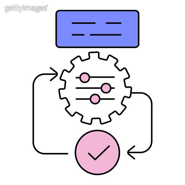 Multi-Prompt Coordination Icon. Representing AI Prompt Collaboration ...