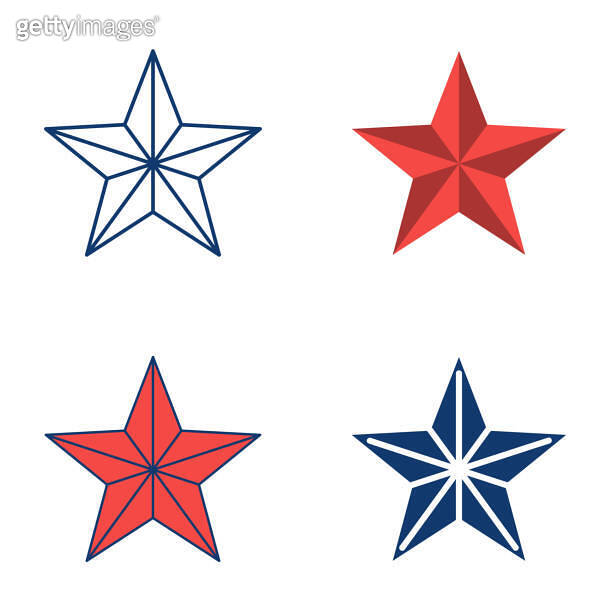 Soviet red star icon set 이미지 (2147715506) - 게티이미지뱅크