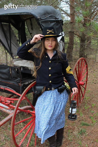female Union Soldier American civil war 이미지 (2149449325) - 게티이미지뱅크