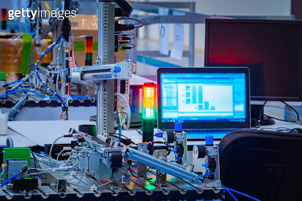 Robotics. The creation of programs for robots. Using a computer to ...