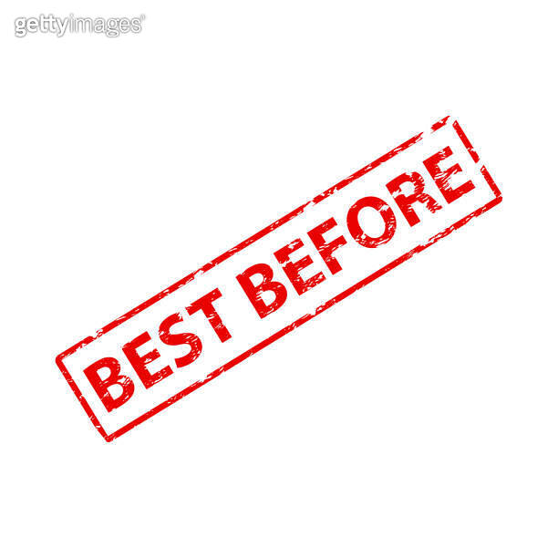 Best before rubber red stamp. Vector of certification, validity period ...