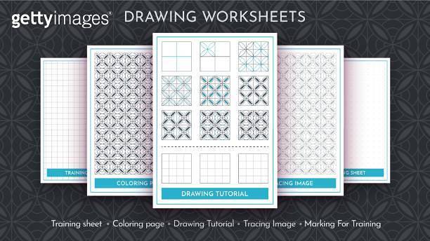 How to Draw a Pattern. Step by Step Drawing Tutorial. Draw Guide ...