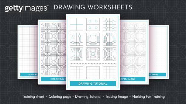 How to Draw a Pattern. Step by Step Drawing Tutorial. Draw Guide ...
