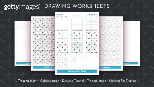 How to Draw a Pattern. Step by Step Drawing Tutorial. Draw Guide ...