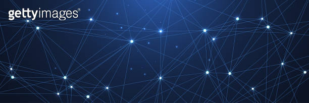 Graphic abstract background communication. Perspective backdrop of ...