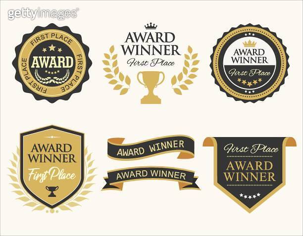 Award winner retro vintage badges and labels collection 이미지 (2162535128 ...