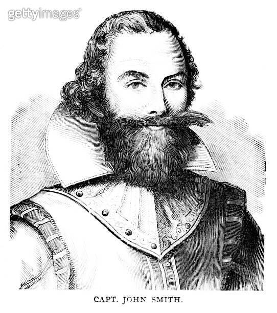 Captain John Smith Portrait, Colonial America, 17th Century World ...