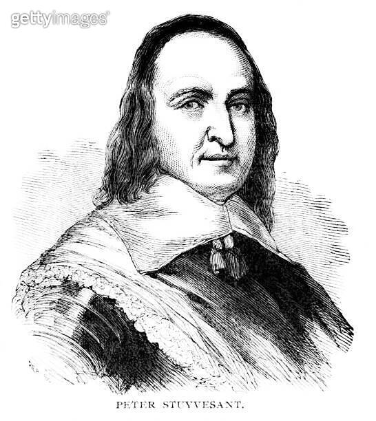 Peter Stuyvesant Portrait, Dutch Colonial Officer of New Netherland ...