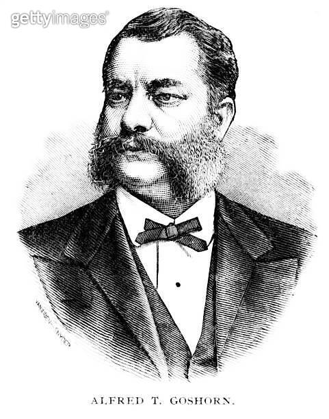 Alfred Goshorn Portrait, Director of 1876 Centennial Exposition ...