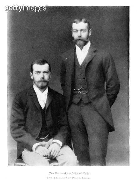 Russian Czar Nicholas II and British King George V, 19th Century ...