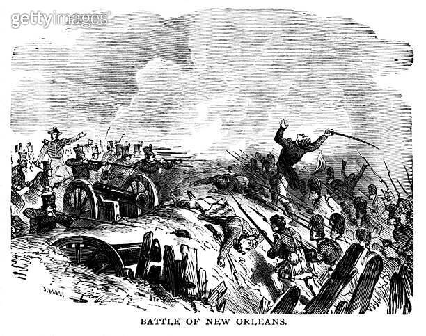 US Military Wins Battle at New Orleans, Louisiana, United States, War ...