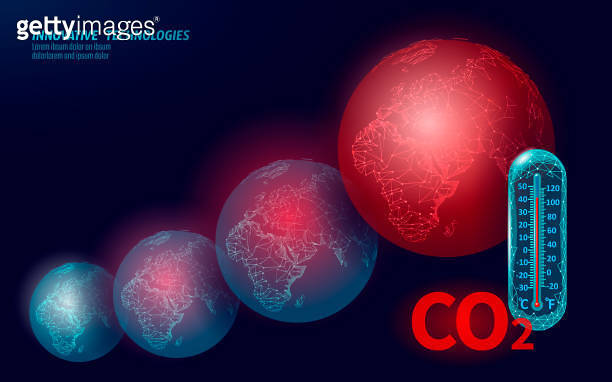 Carbon dioxide CO2 ecology problem eco concept. Renewable organic gas ...