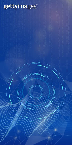 Big data, global network, artificial intelligence. Technological ...