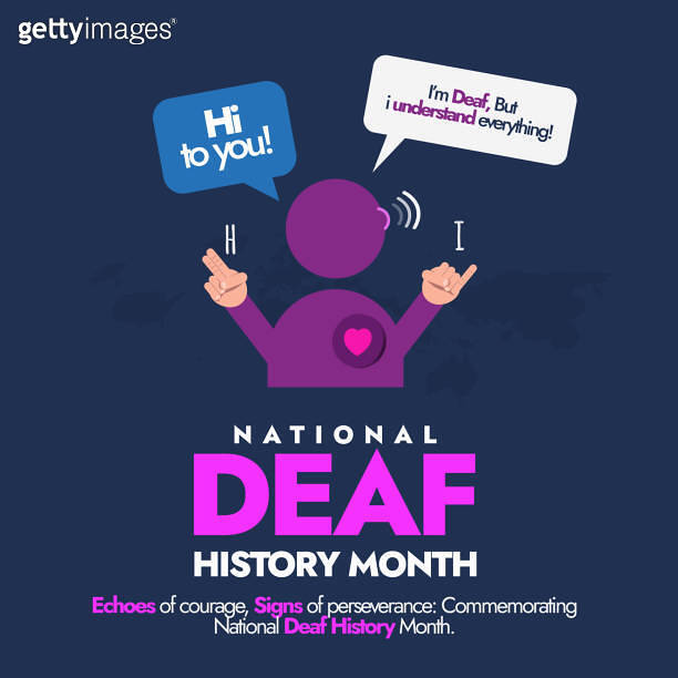 National Deaf History Month. National deaf history month celebration ...