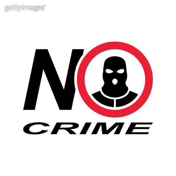 No crime sign. 이미지 (1917466580) - 게티이미지뱅크