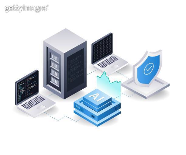 Management of artificial intelligence server data analysis, flat ...