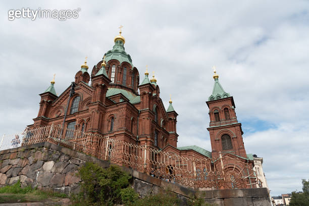 Uspenski Cathedral Greek Orthodox or Eastern Orthodox cathedral and ...
