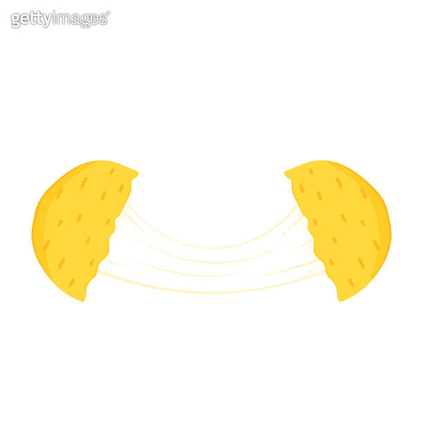 Mozzarella cheese ball vector. Cheese ball on white background. Cheese ...