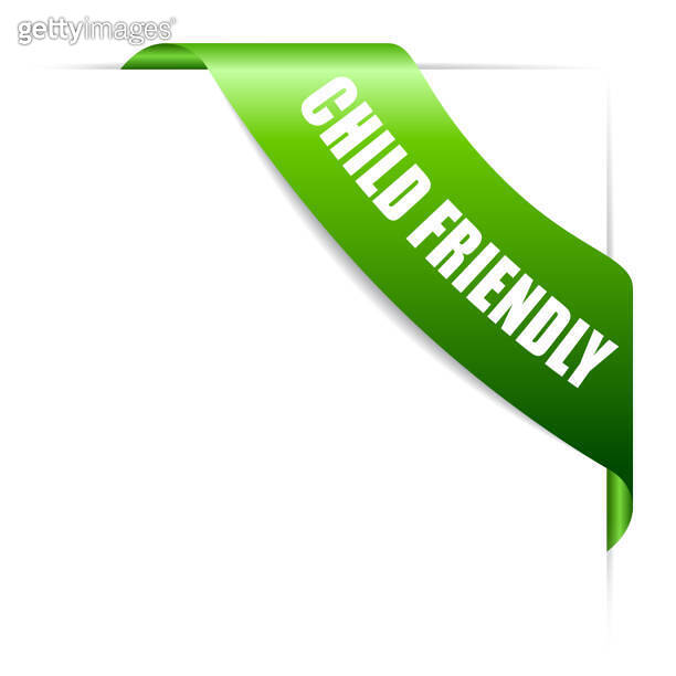 Child friendly product vector ribbon 이미지 (2150954056) - 게티이미지뱅크