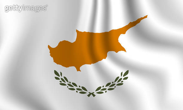 Flag of Cyprus. National symbol in official colors. Template icon ...