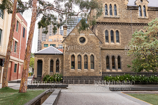 Francis Ormond Building in RMIT University in Melbourne, Australia. 이미지 ...