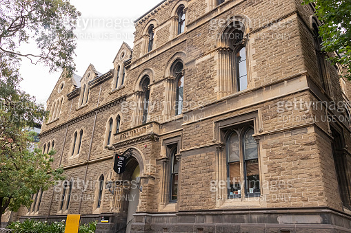 Francis Ormond Building in RMIT University in Melbourne, Australia. 이미지 ...