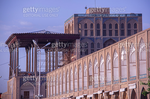 Ali Qapu (ali ghapoo) Palace, Isfahan, IRAN 이미지 (2143489466) - 게티이미지뱅크