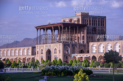 Ali Qapu (ali ghapoo) Palace, Isfahan, IRAN 이미지 (2143490563) - 게티이미지뱅크