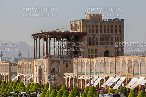 Ali Qapu (ali ghapoo) Palace, Isfahan, IRAN 이미지 (2143491075) - 게티이미지뱅크