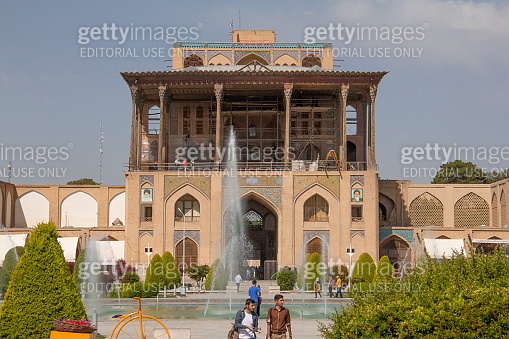 Ali Qapu (ali ghapoo) Palace, Isfahan, IRAN 이미지 (2143492679) - 게티이미지뱅크