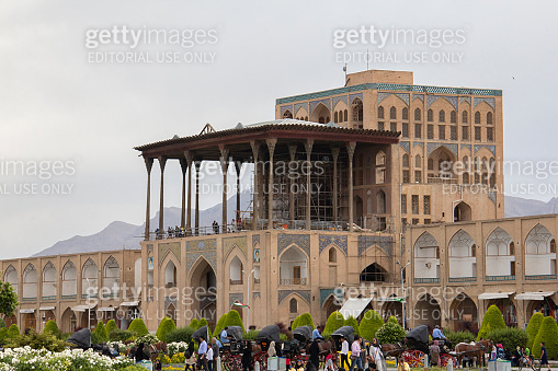 Ali Qapu (ali ghapoo) Palace, Isfahan, IRAN 이미지 (2143492715) - 게티이미지뱅크