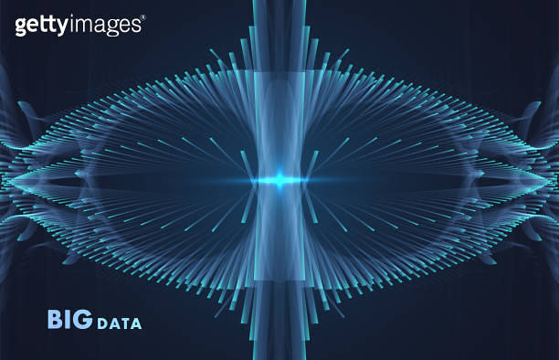 Abstract data transmission visualization. 이미지 (2148672556) - 게티이미지뱅크