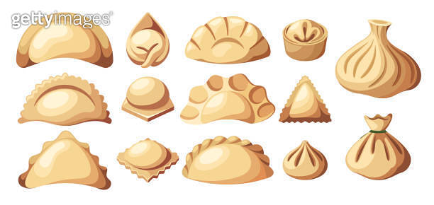 Dumplings Set Features A Delectable Assortment Of Savory Parcels ...